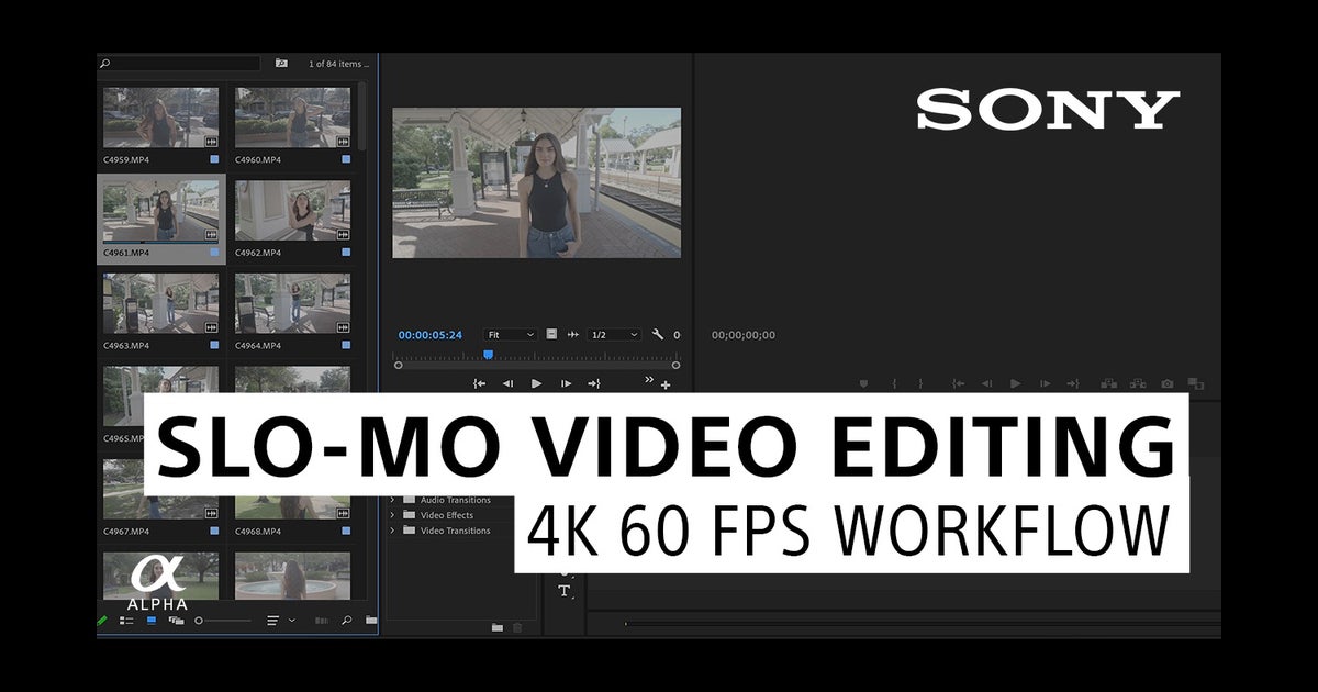 Working With Slow Motion Video In Post | Sony | Alpha Universe