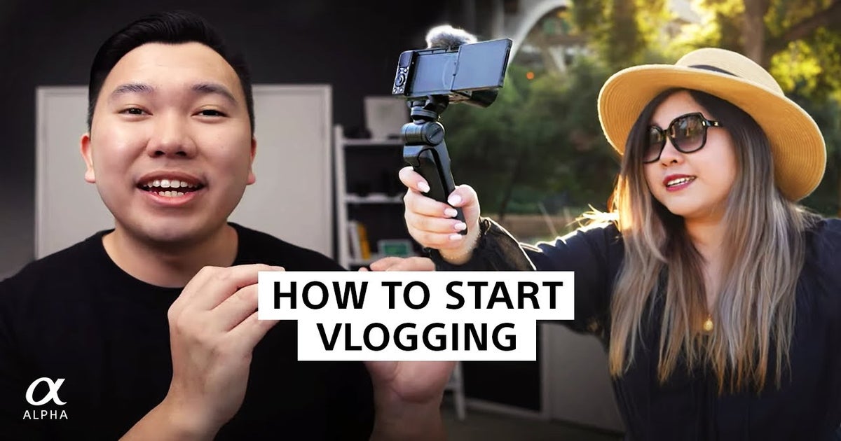 Vlogging For Beginners Part 1: How To Get Started In Vlogging | Sony ...