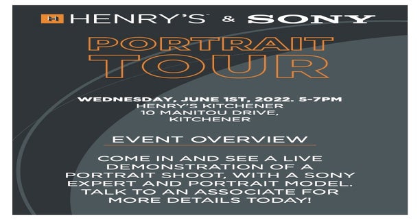 Henry's Kitchener Portrait Tour | Sony | Alpha Universe